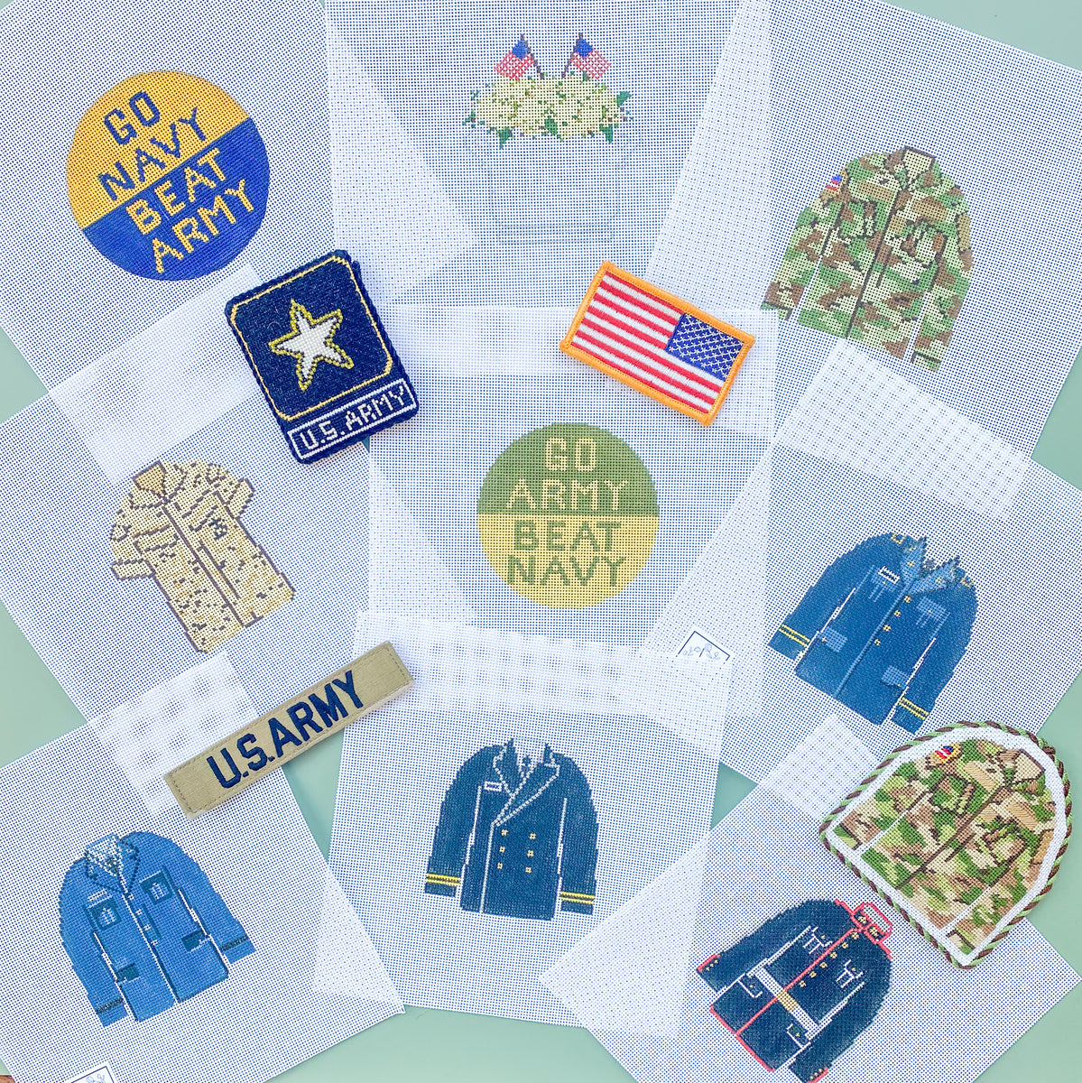 Military – Stitch Style Needlepoint