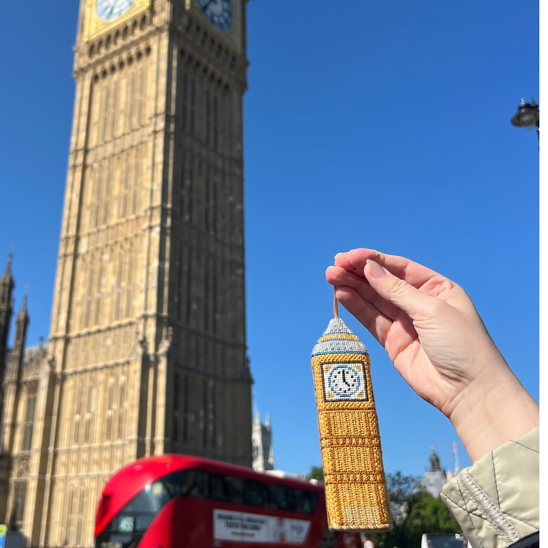 3D Big Ben Needlepoint Canvas – Stitch Style Needlepoint